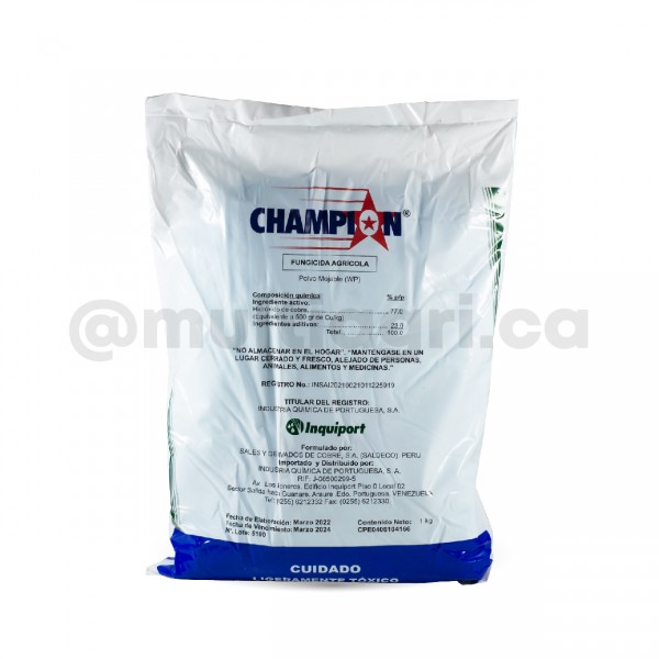 Champion Fungicida | Al servicio del productor agropecuario e industrial